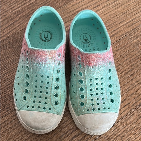 Native Shoes | Shoes | Native Shoes Pink And Blue Water Shoes With ...